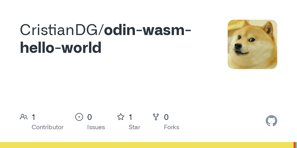 Wasm hello world example - Showcase - Odin - Forum